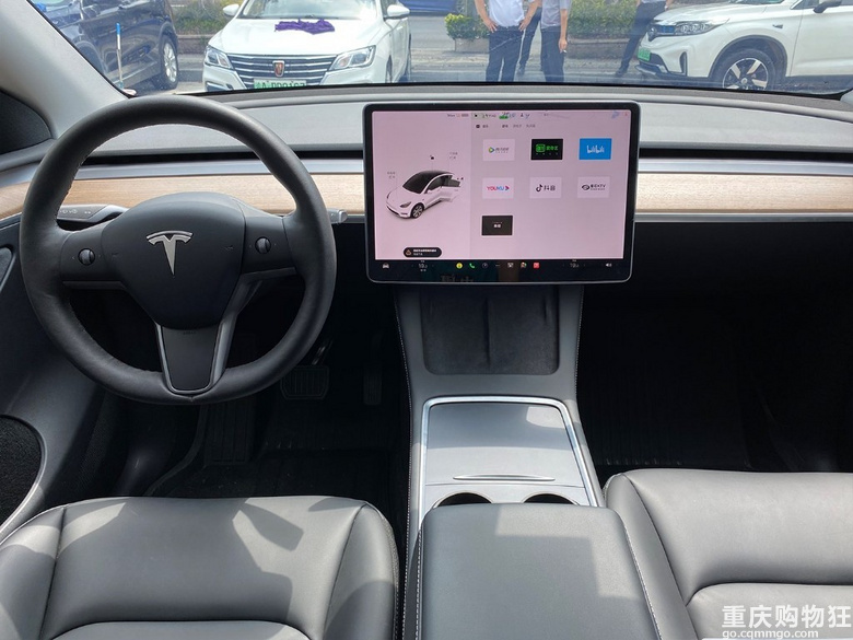 特斯拉modeY长续航2021款ModelY3.40万公里-重庆二手车-重庆购物狂