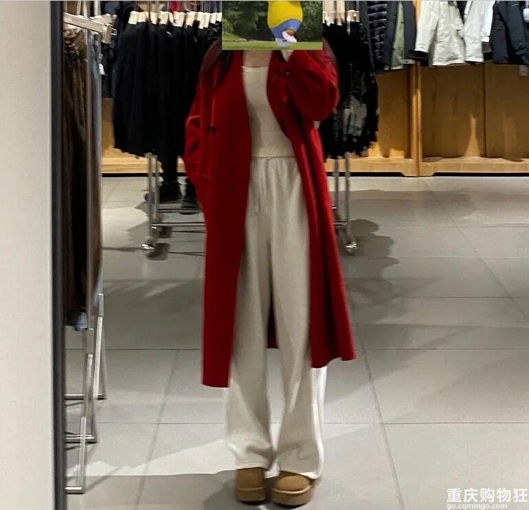 推荐一条白色加绒直筒裤，120斤穿着也很合身！上身很满意-潮流消费-重庆购物狂