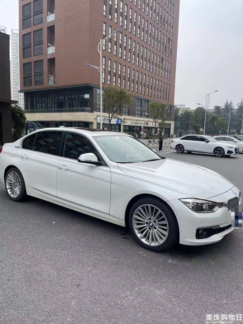 2018年宝马320li时尚版，白色-重庆二手车-重庆购物狂