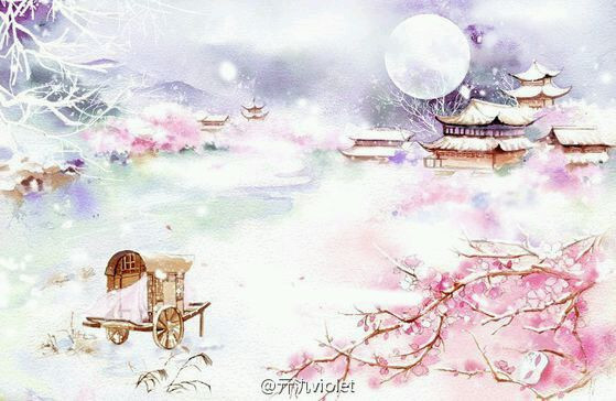 古风雪景图-手机随手拍-19摄区-杭州19楼