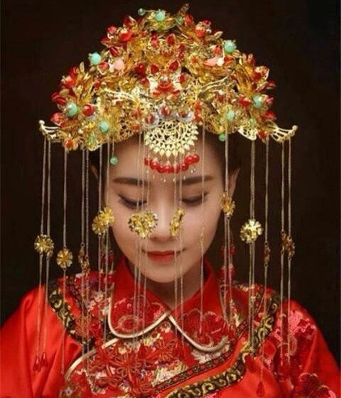 中式婚礼新娘头饰-手机随手拍-19摄区-杭州19楼