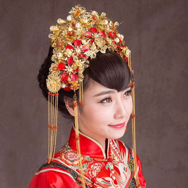 中式婚礼新娘头饰-手机随手拍-19摄区-杭州19楼