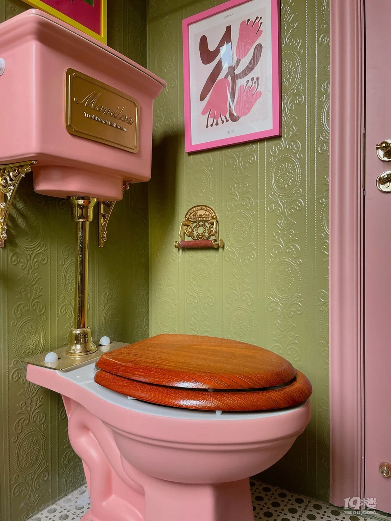 粉色的马桶，会不会有点太猎奇了？-台州装修大本营-19楼家居