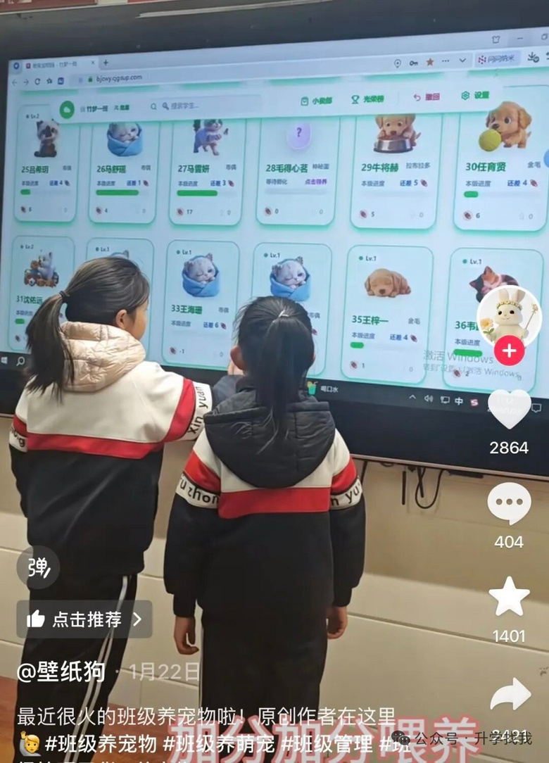 学校开始流行养“班级宠物”了？！每人一只，越养越爱学习 孩爸妈聊天室 台州19楼